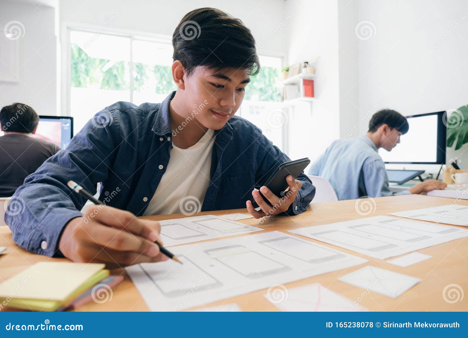 UX UI and Programming Development Technology Stock Photo - Image of ...