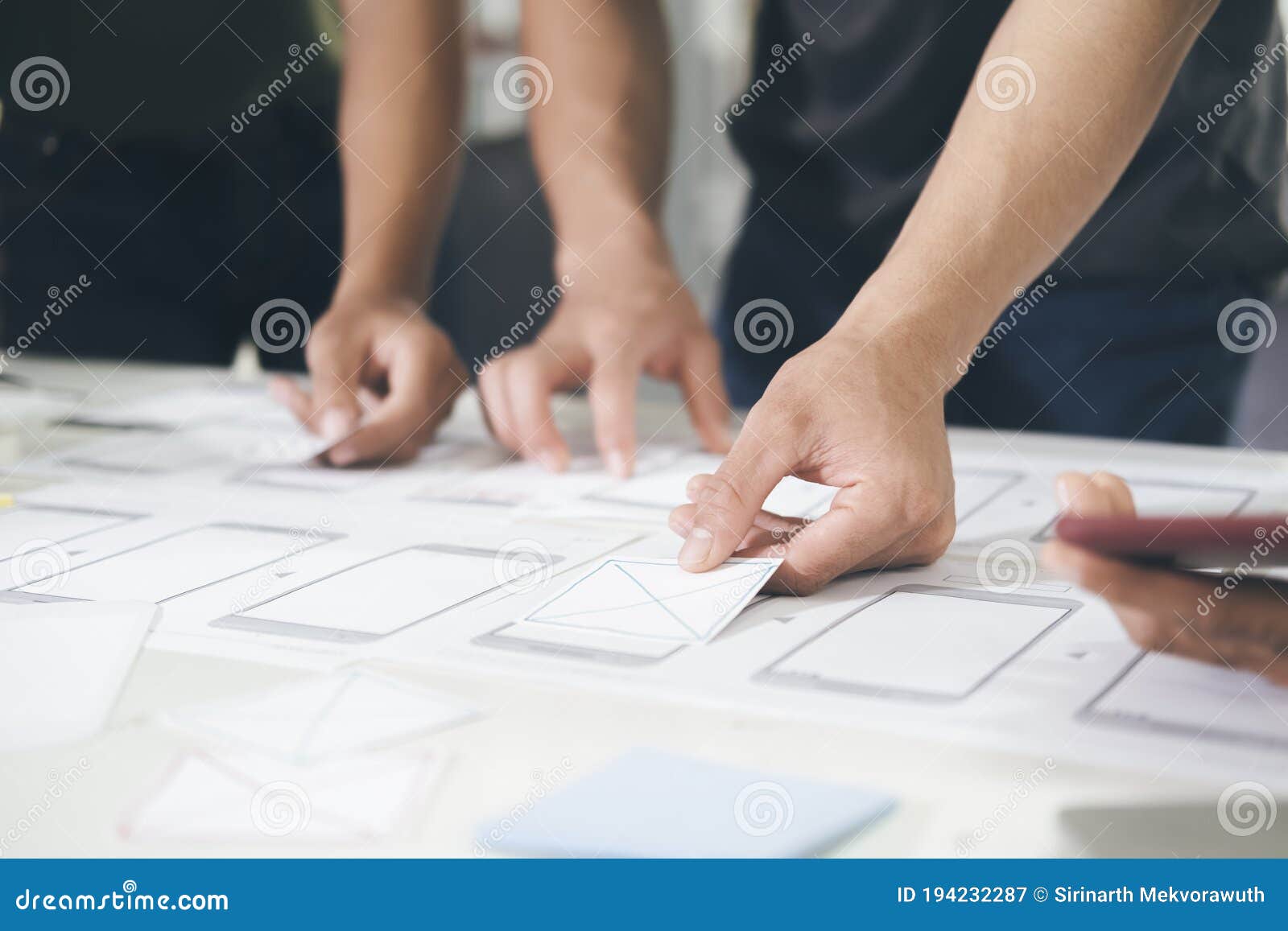 UX UI and Programming Development Technology Stock Image - Image of ...