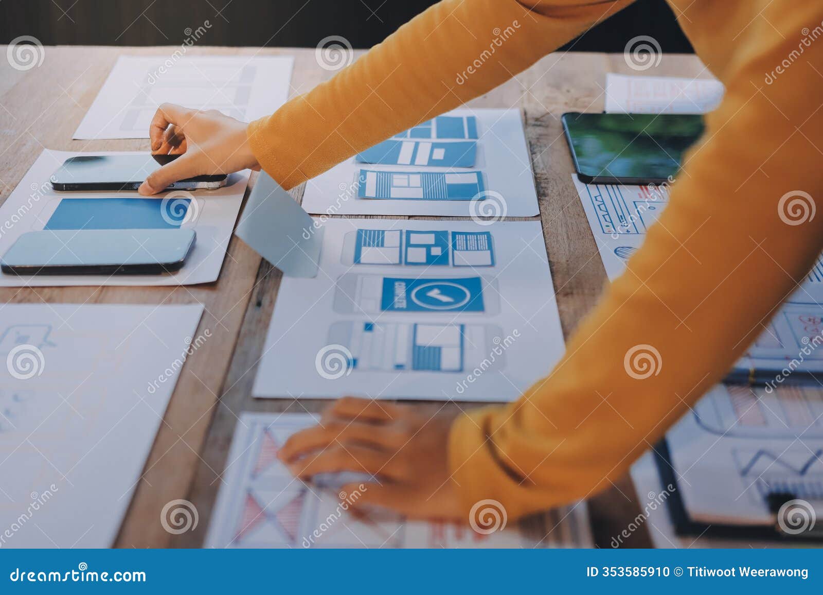 UX UI and Programming Development Technology Stock Photo - Image of internet, screen: 353585910