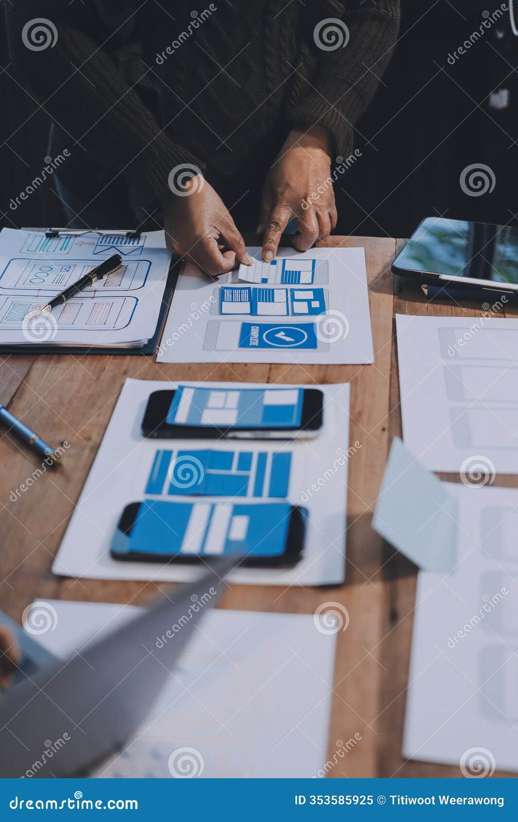 UX UI and Programming Development Technology Stock Image - Image of programming, developer ...
