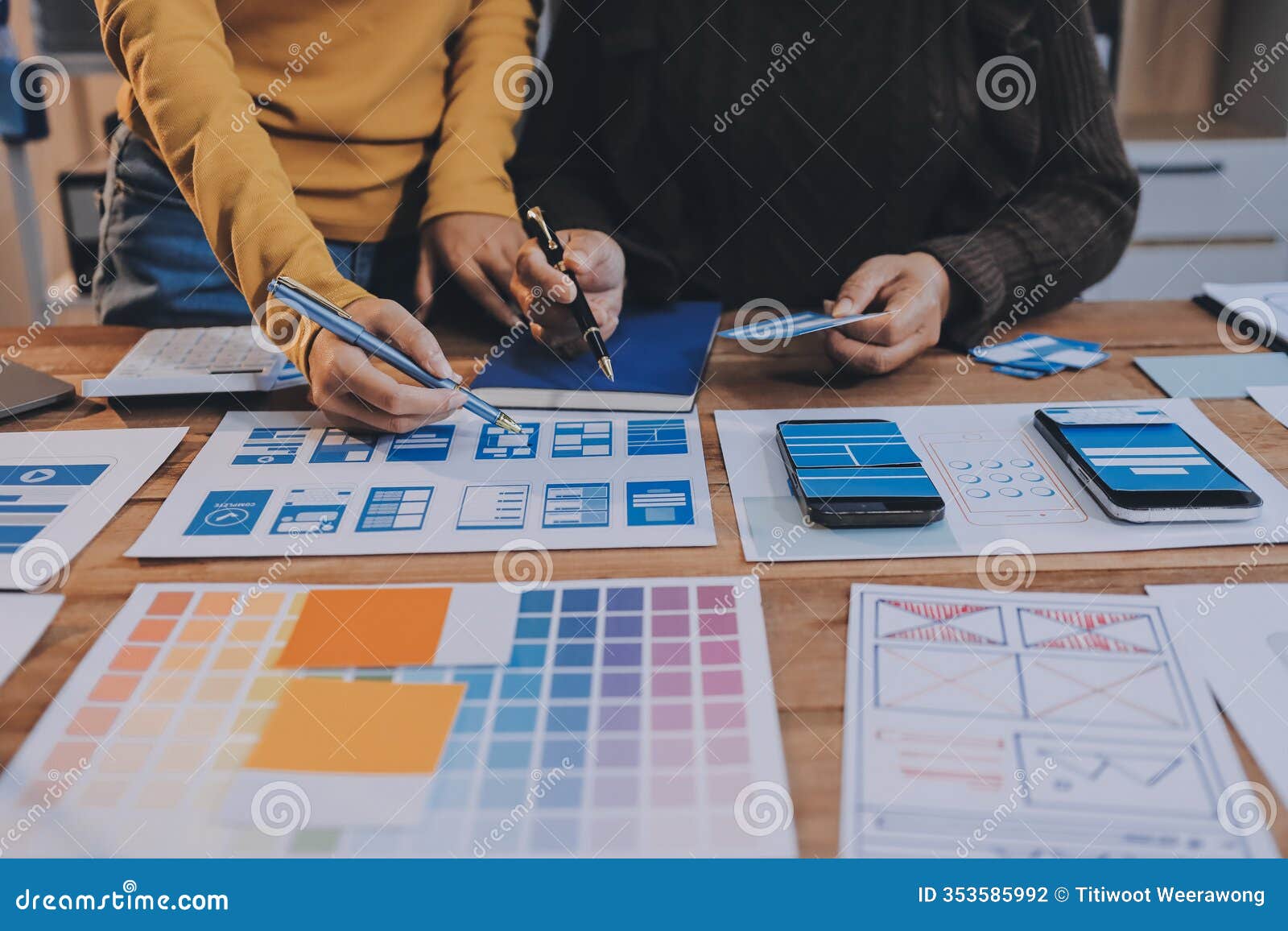 UX UI and Programming Development Technology Stock Photo - Image of internet, chiang: 353585992