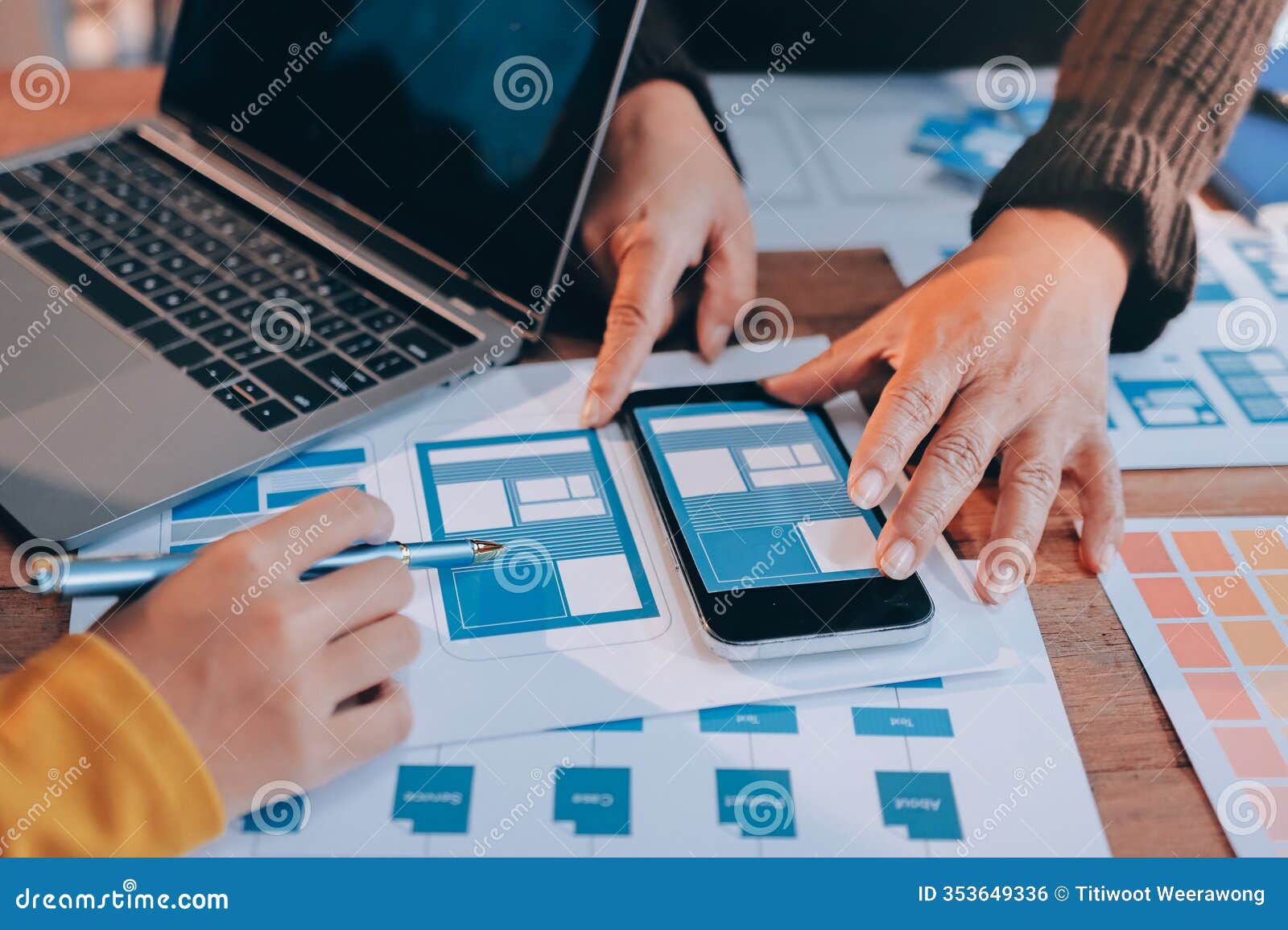 UX UI and Programming Development Technology Stock Photo - Image of interface, digital: 353649336