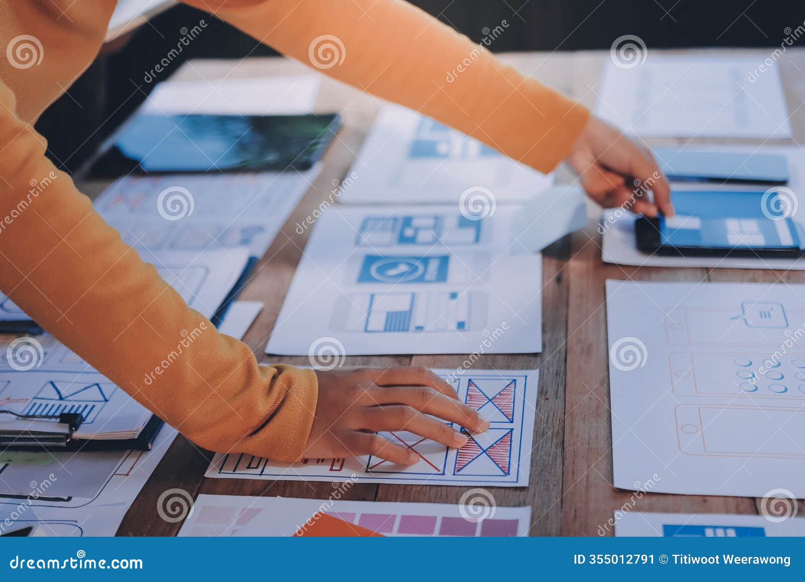 UX UI and Programming Development Technology Stock Image - Image of binary, monitor: 355012791
