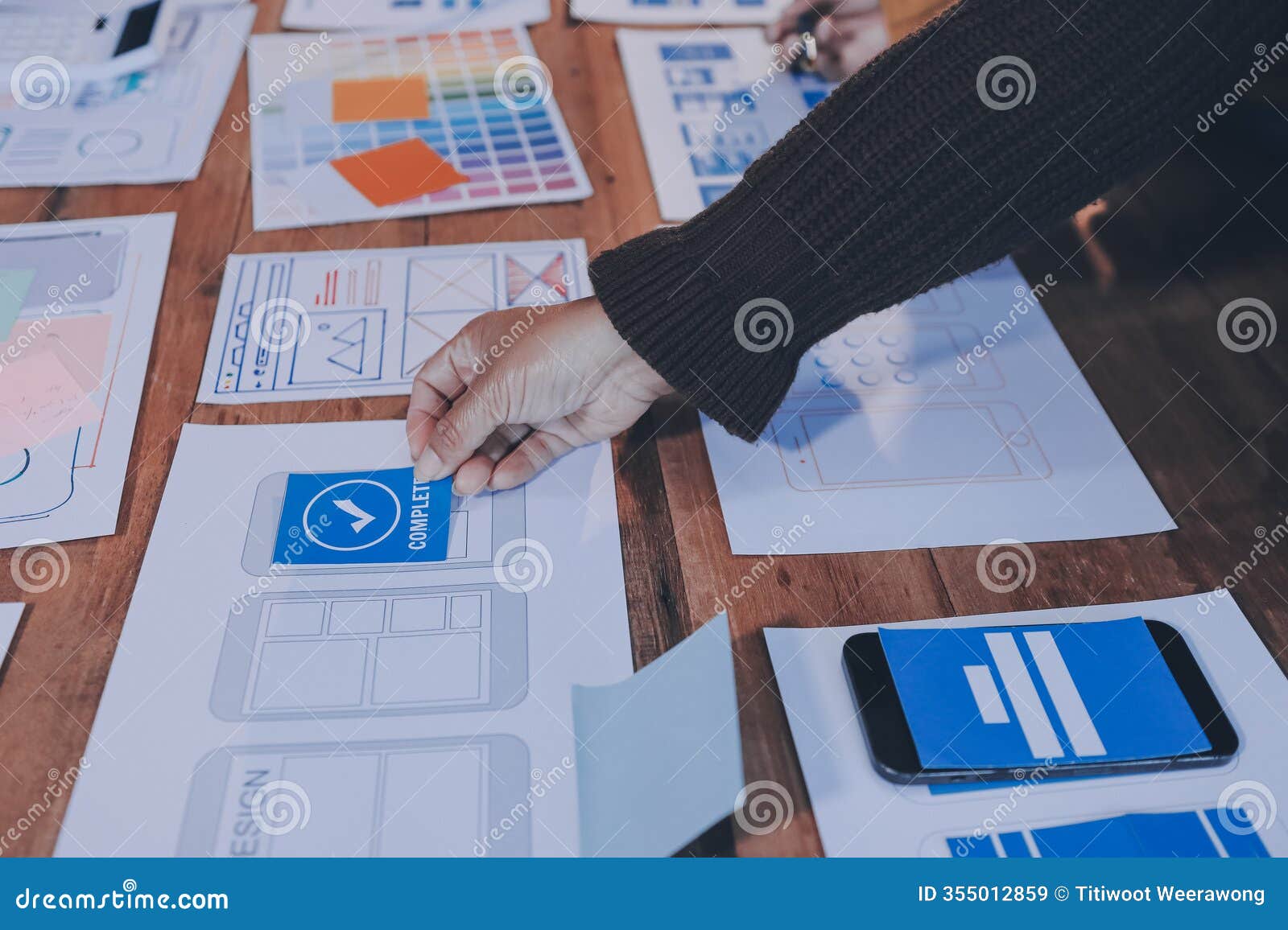 UX UI and Programming Development Technology Stock Image - Image of code, laptop: 355012859