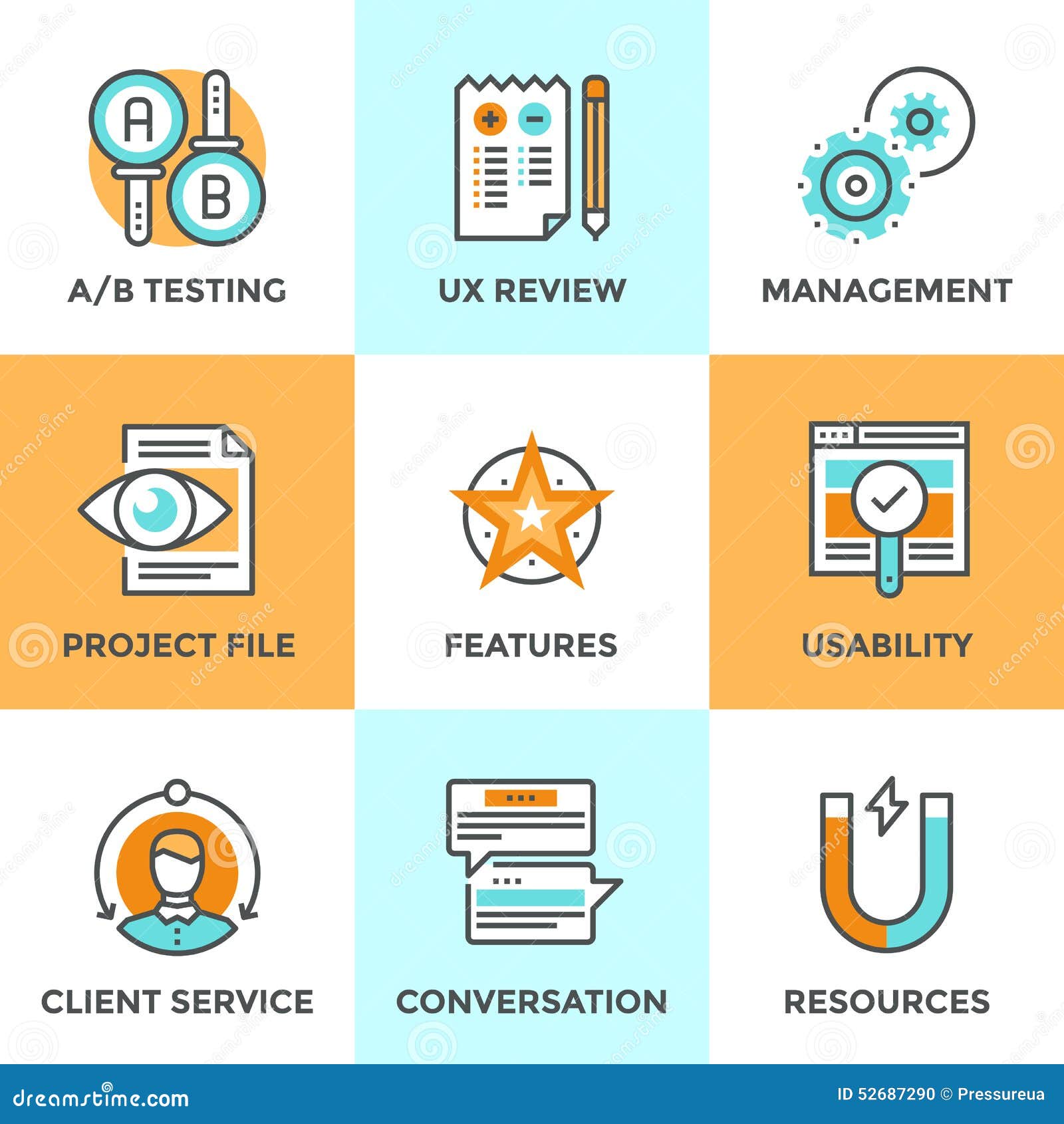 Ux Usability Testing Line Icons Set Stock Illustrations – 82 Ux ...