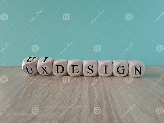 UX User Experience or UI User Interface Design Symbol. Stock Image ...
