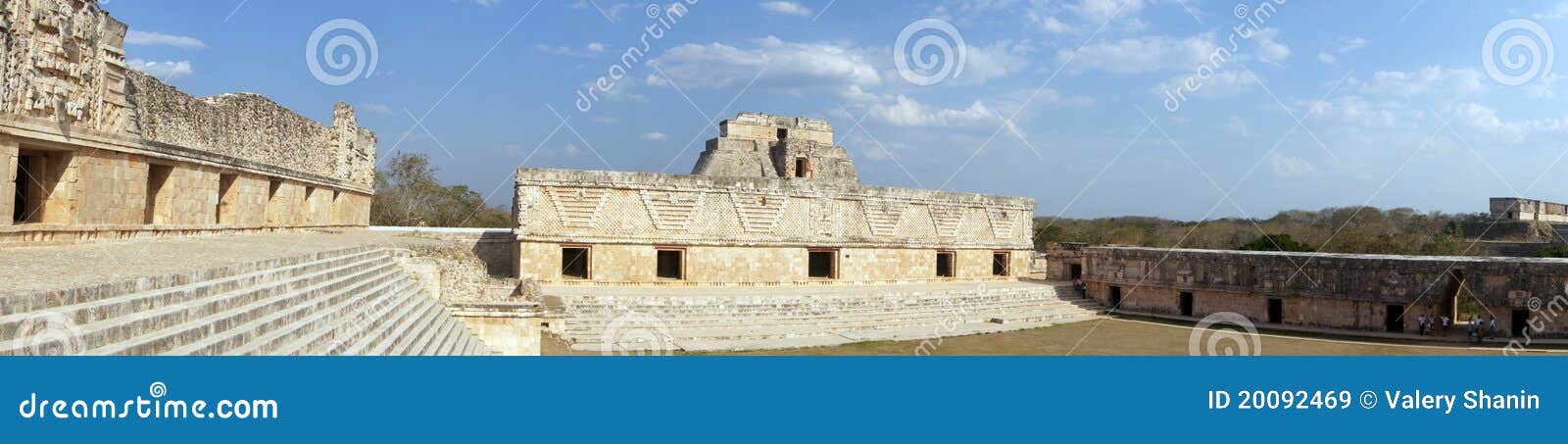 Uxmal stock image. Image of archeology, archaeological - 20092469