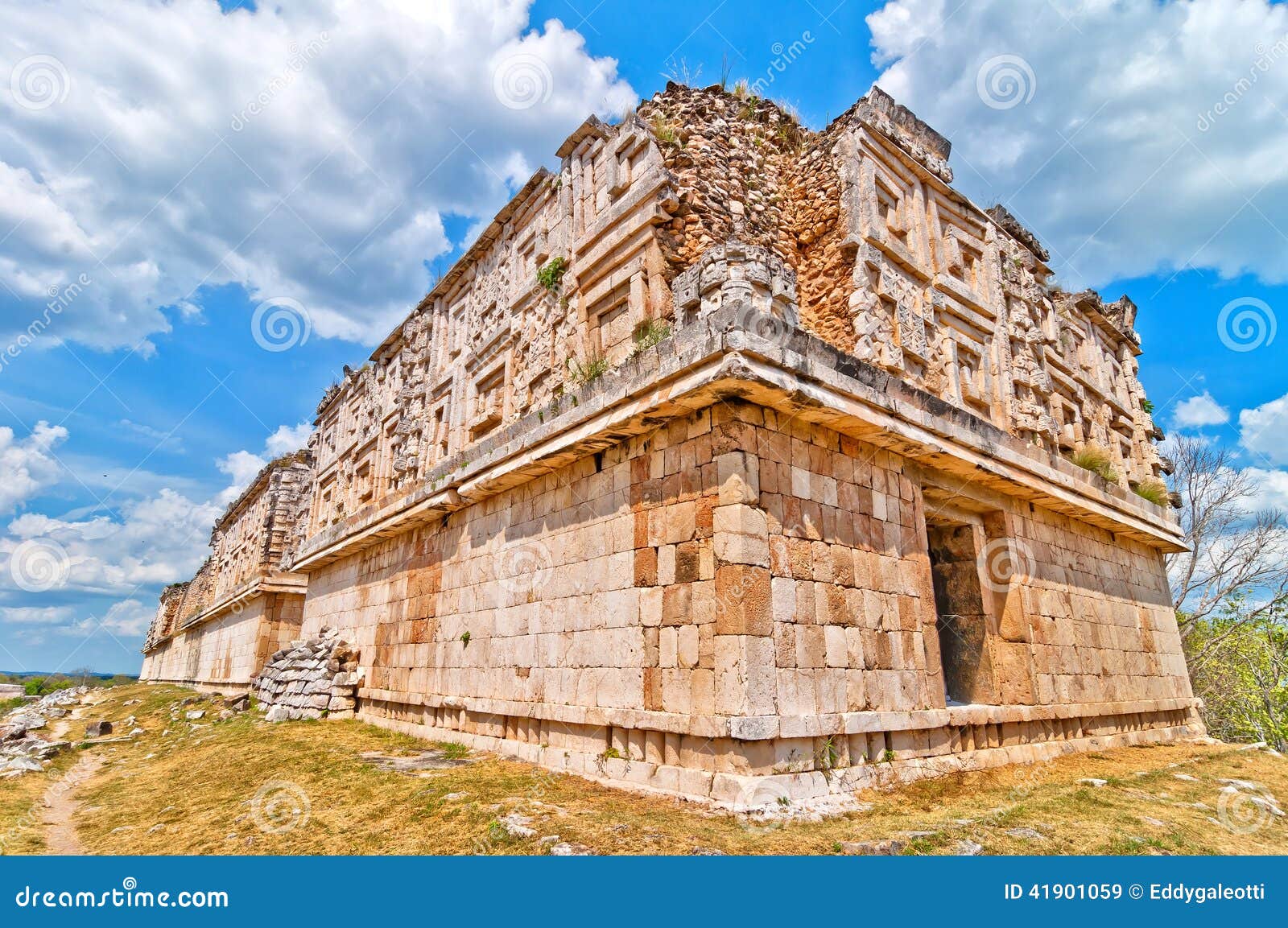 Uxmal Ancient Mayan City, Yucatan, Mexico Stock Image - Image of sacred ...