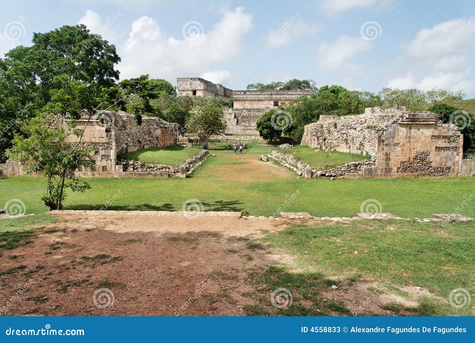 Uxmal Ball Game Yucatan Mexico Stock Image - Image of maya, ruins: 4558833