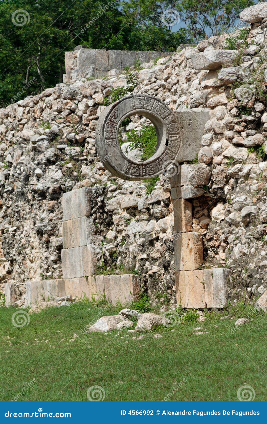 Uxmal Ball Game Yucatan Mexico Stock Photo - Image of collapsed ...