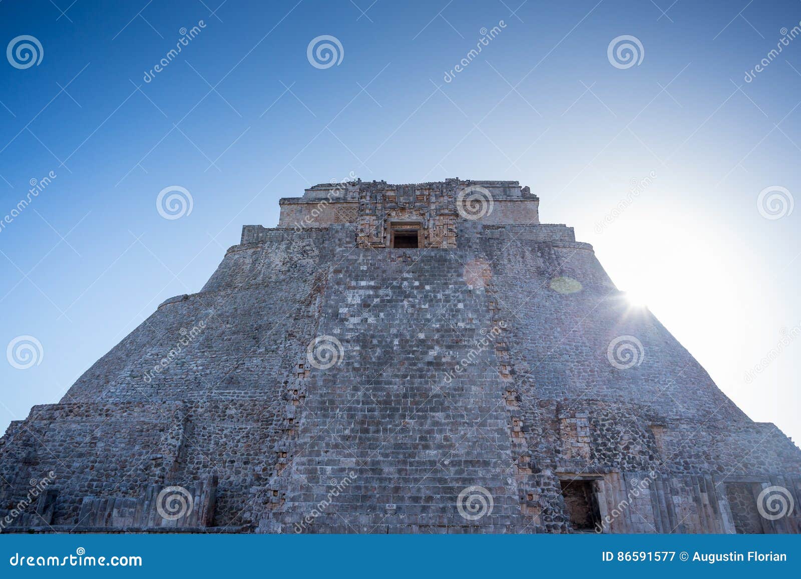 Uxmal, Mexico. stock image. Image of ancient, archeology - 86591577