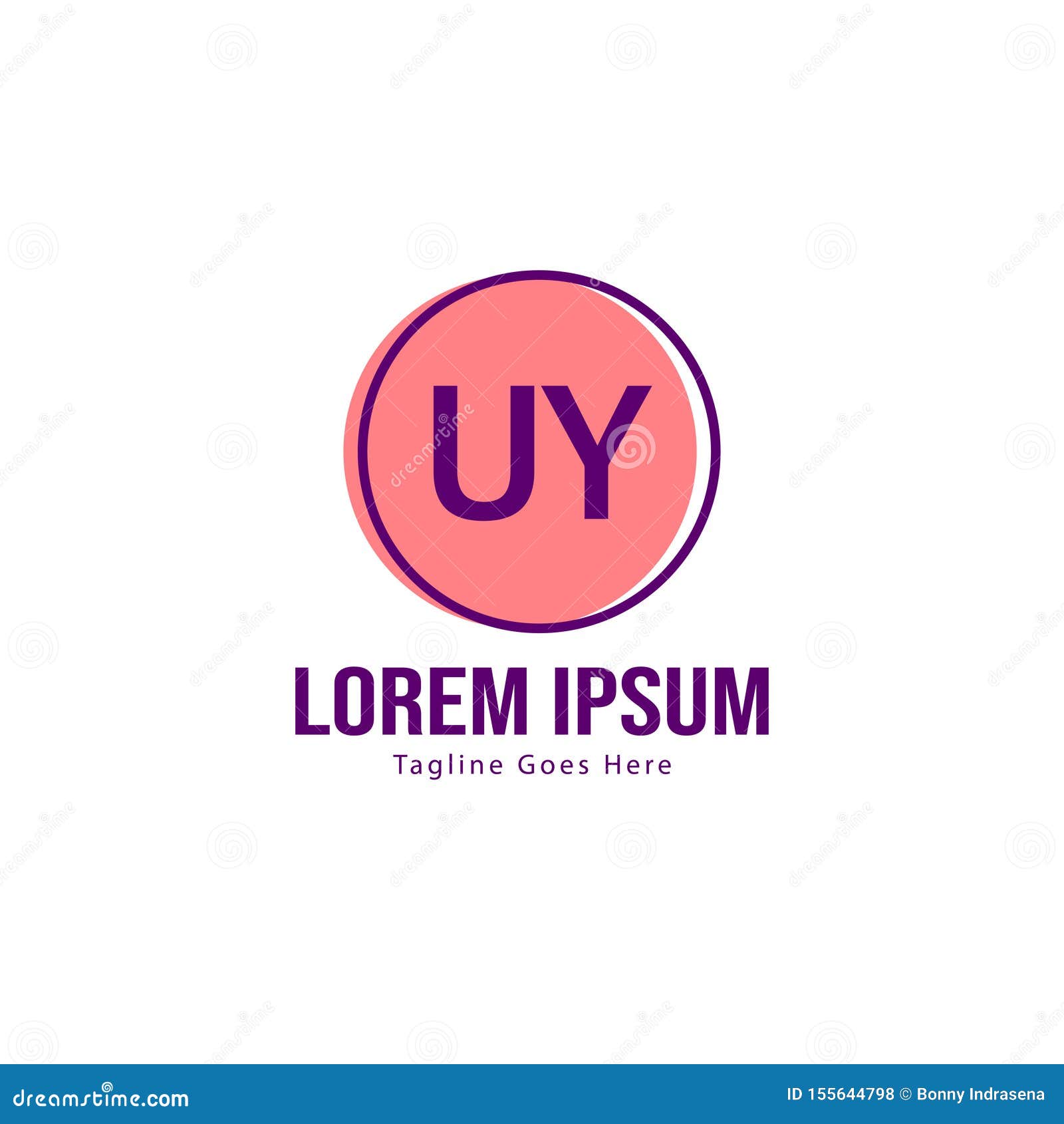 UY Letter Logo Design. Creative Modern UY Letters Icon Illustration ...