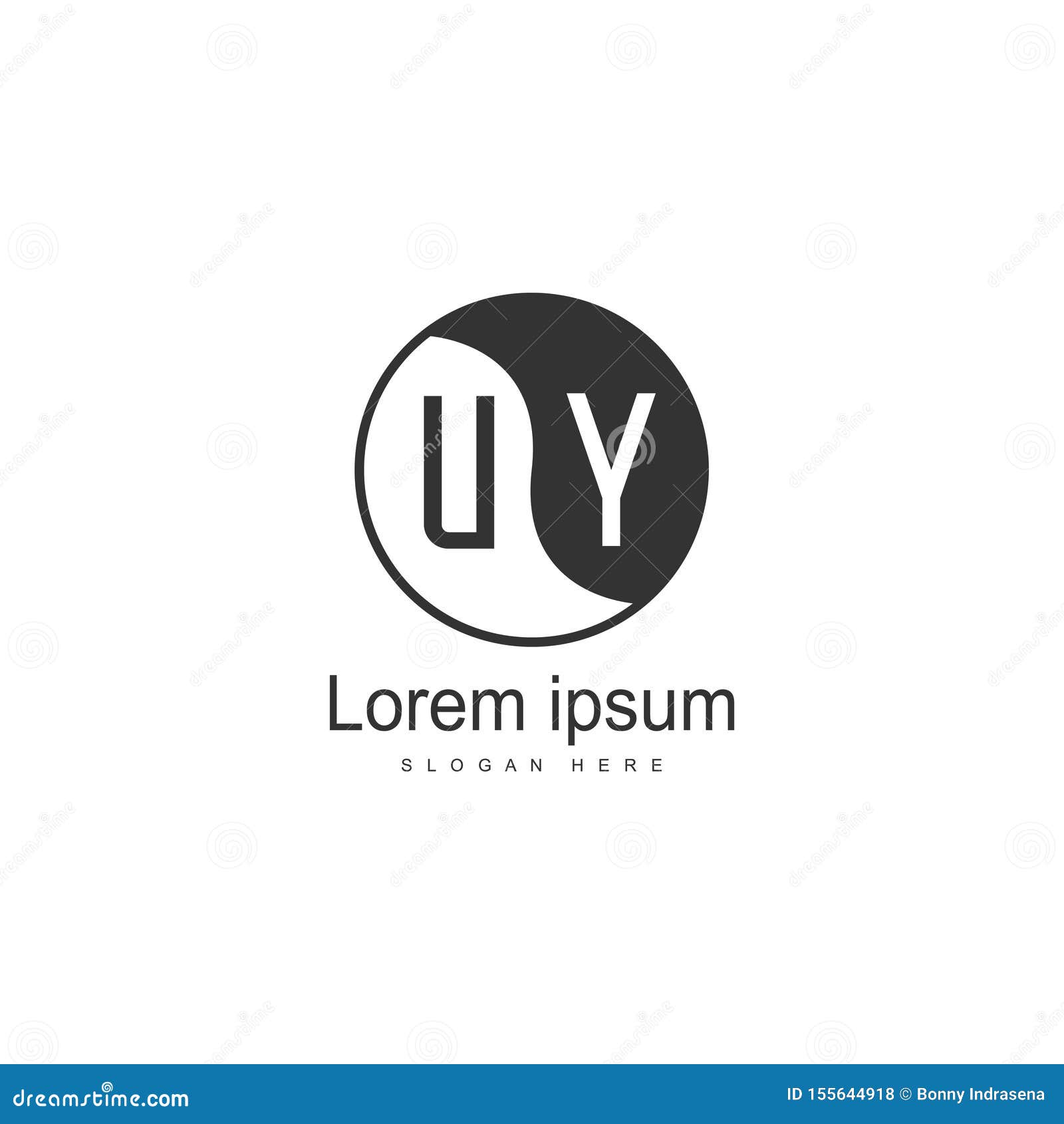 UY Letter Logo Design. Creative Modern UY Letters Icon Illustration ...