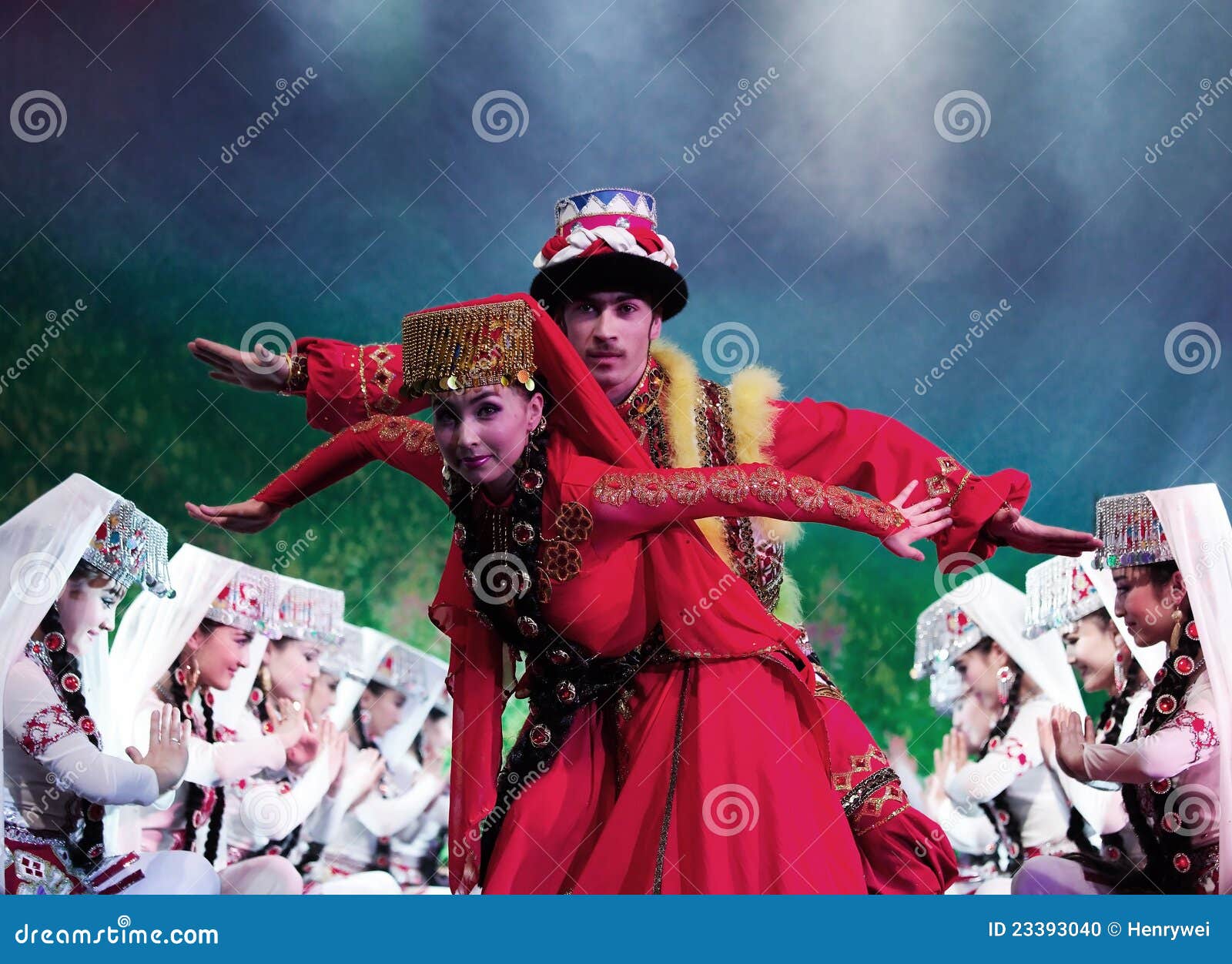 Uyghur dancers editorial image. Image of asia, east, choreographer ...