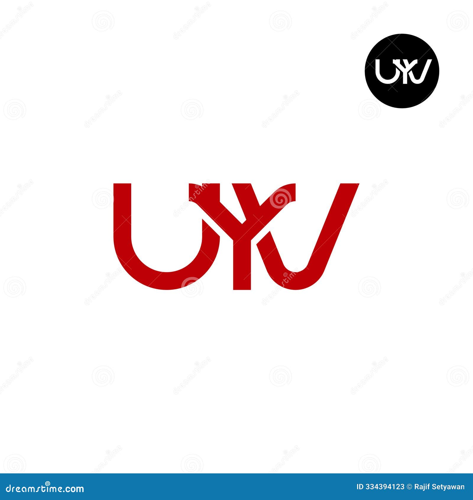 UYV Logo Letter Monogram Design Stock Vector - Illustration of ...