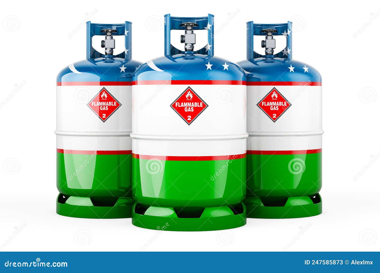 Propane Cylinders With Compressed Gas Stock Photo | CartoonDealer.com ...