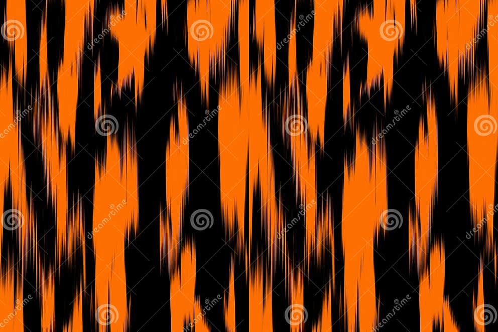 Uzbek Ikat Pattern. Uzbek Ikat Pattern Fabric Style Stock Illustration ...