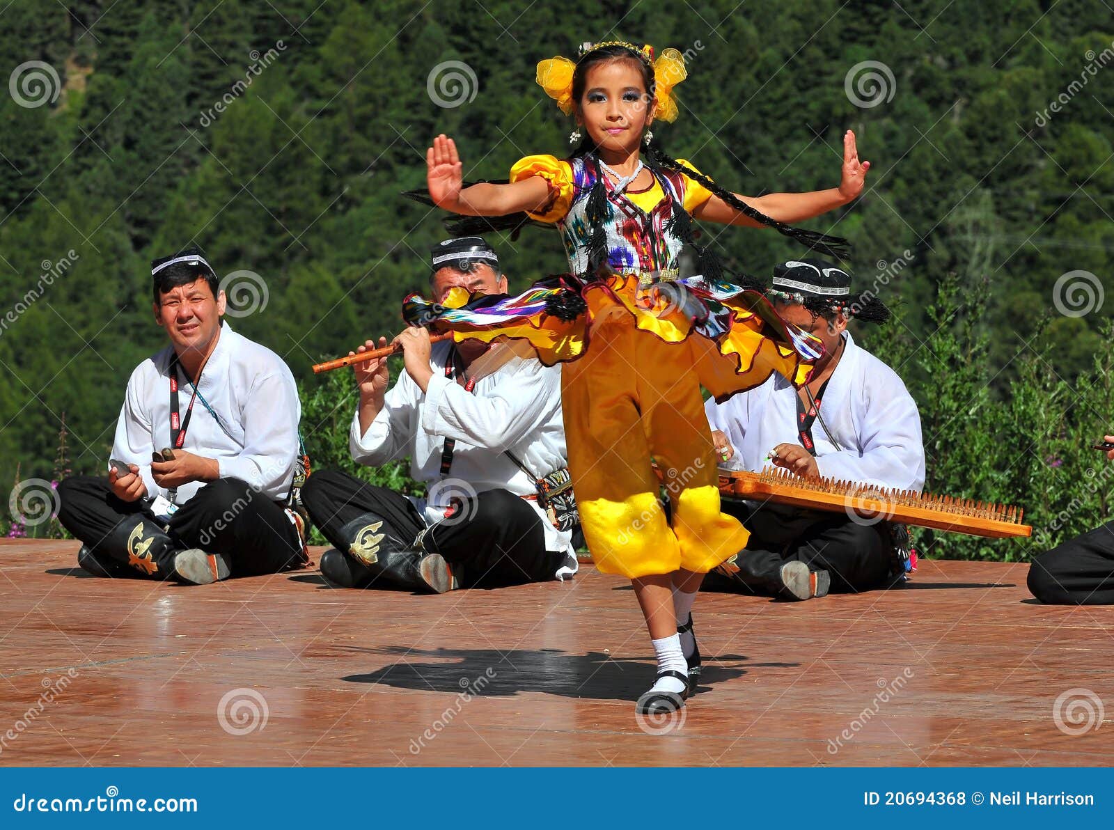 Uzbekistan Dance Group editorial stock photo. Image of bright - 20694368