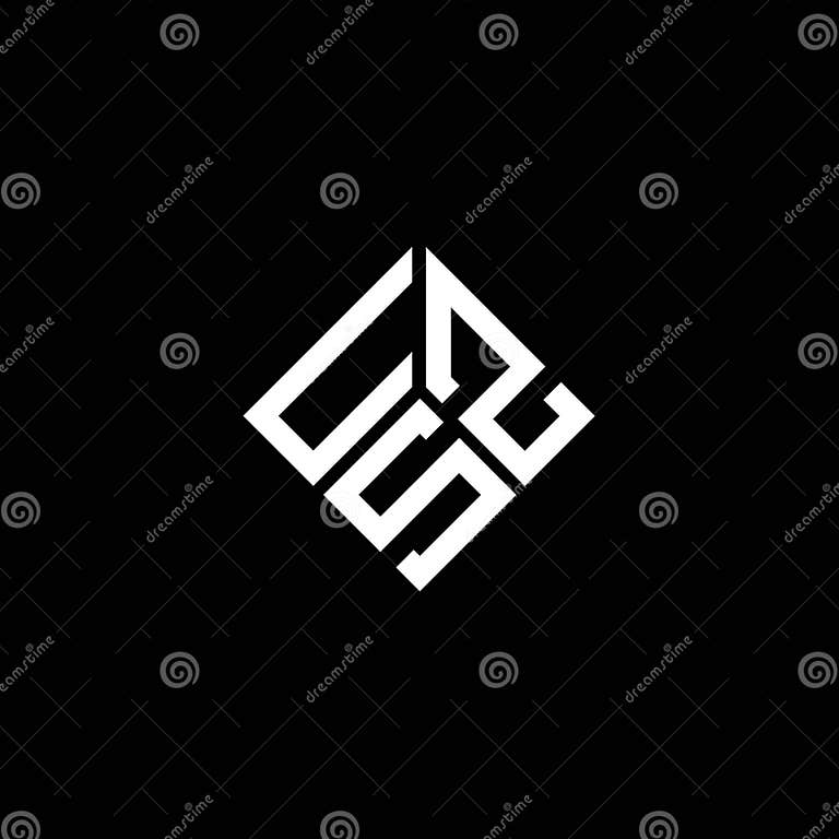 UZS Letter Logo Design on WHITE Background. UZS Creative Initials ...