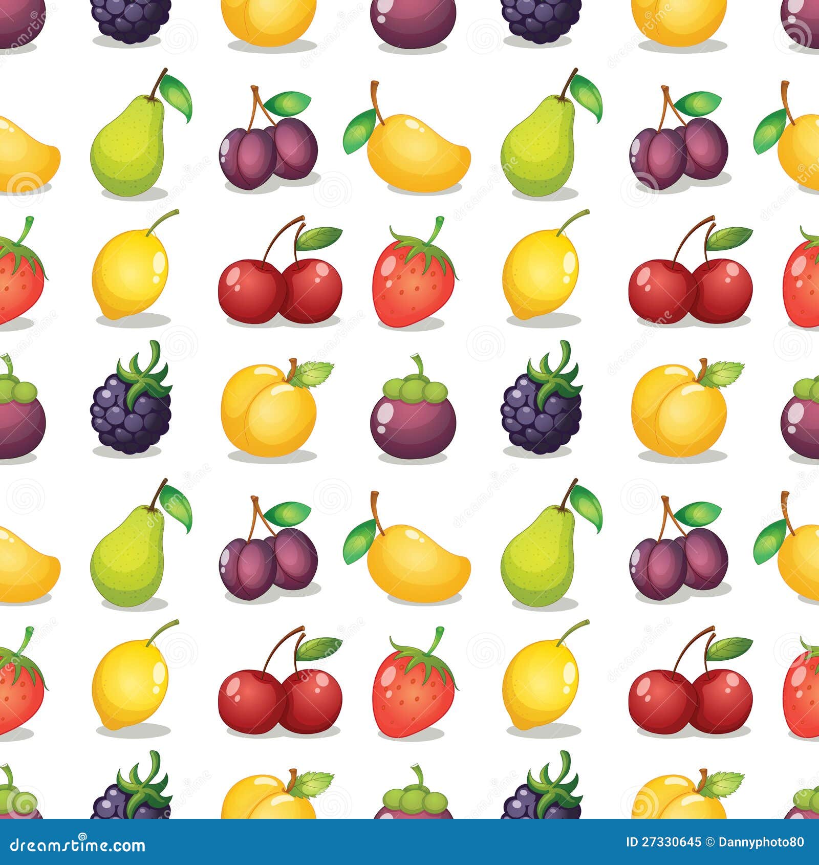 Várias frutas ilustração stock. Ilustração de fatia, dieta - 27330645