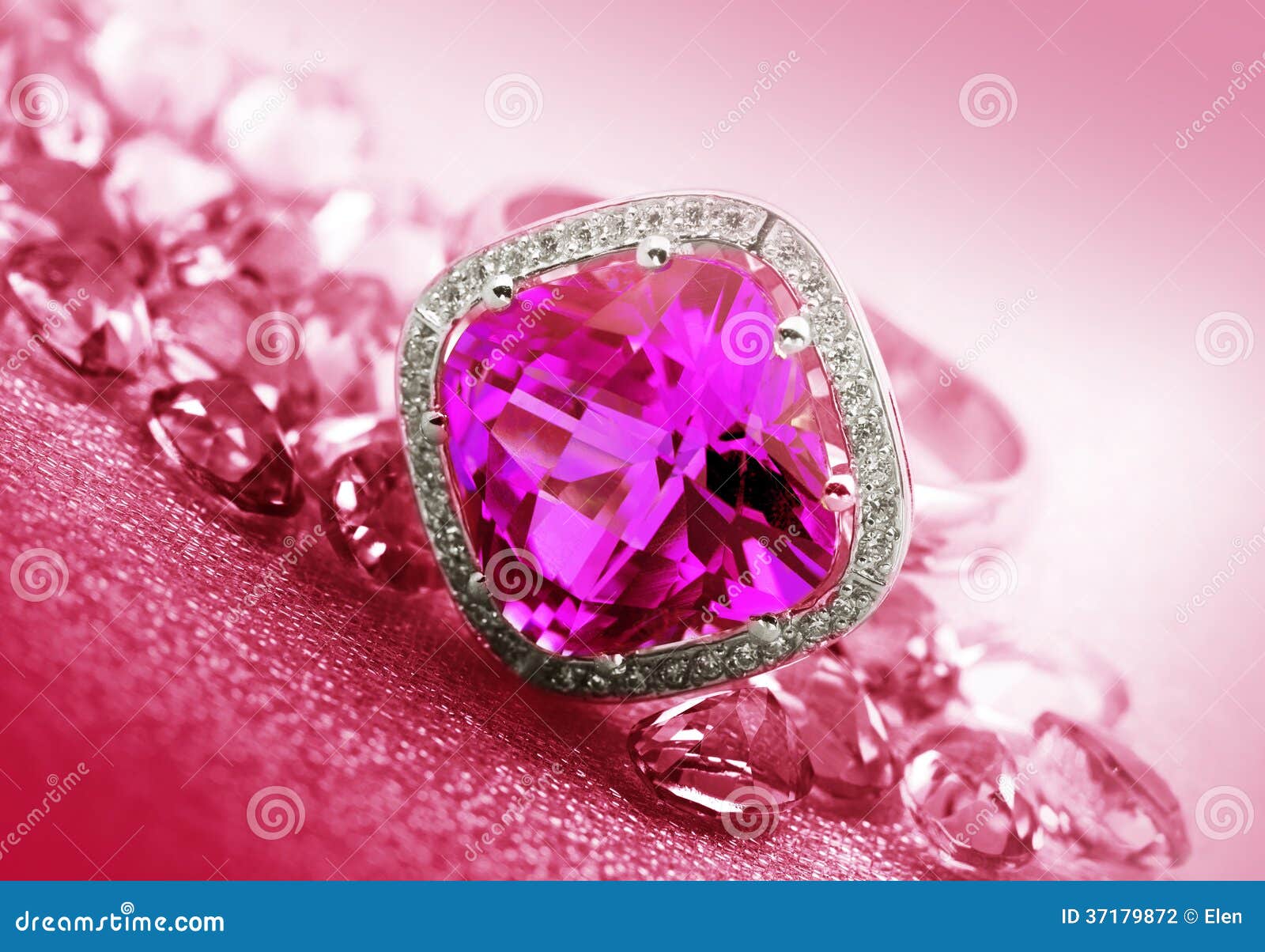 Várias Joia E Gemas Do Rubi Foto de Stock - Imagem de pedras, joia ...