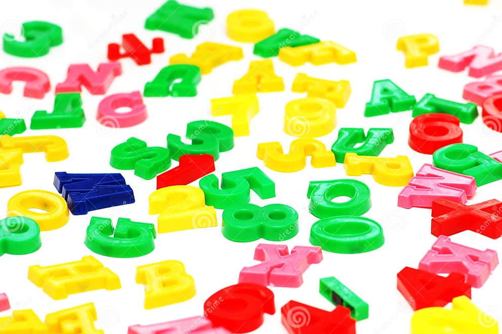 Várias letras imagem de stock. Imagem de colorido, alfabético - 2579173