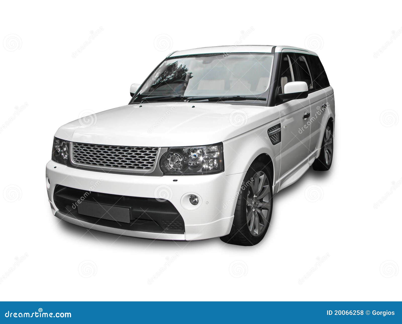 Véhicule 4x4 photo stock. Image du automobile, blanc - 20066258