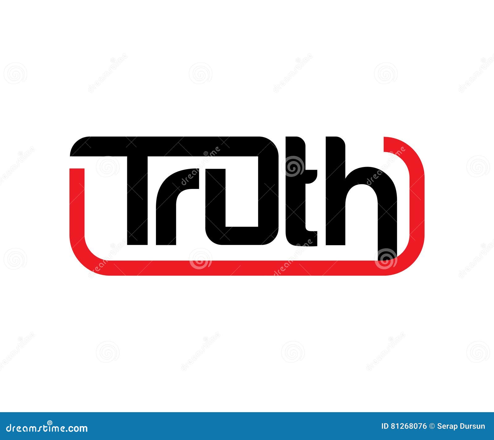 Vérité Logo Design illustration de vecteur. Illustration du mandataire ...