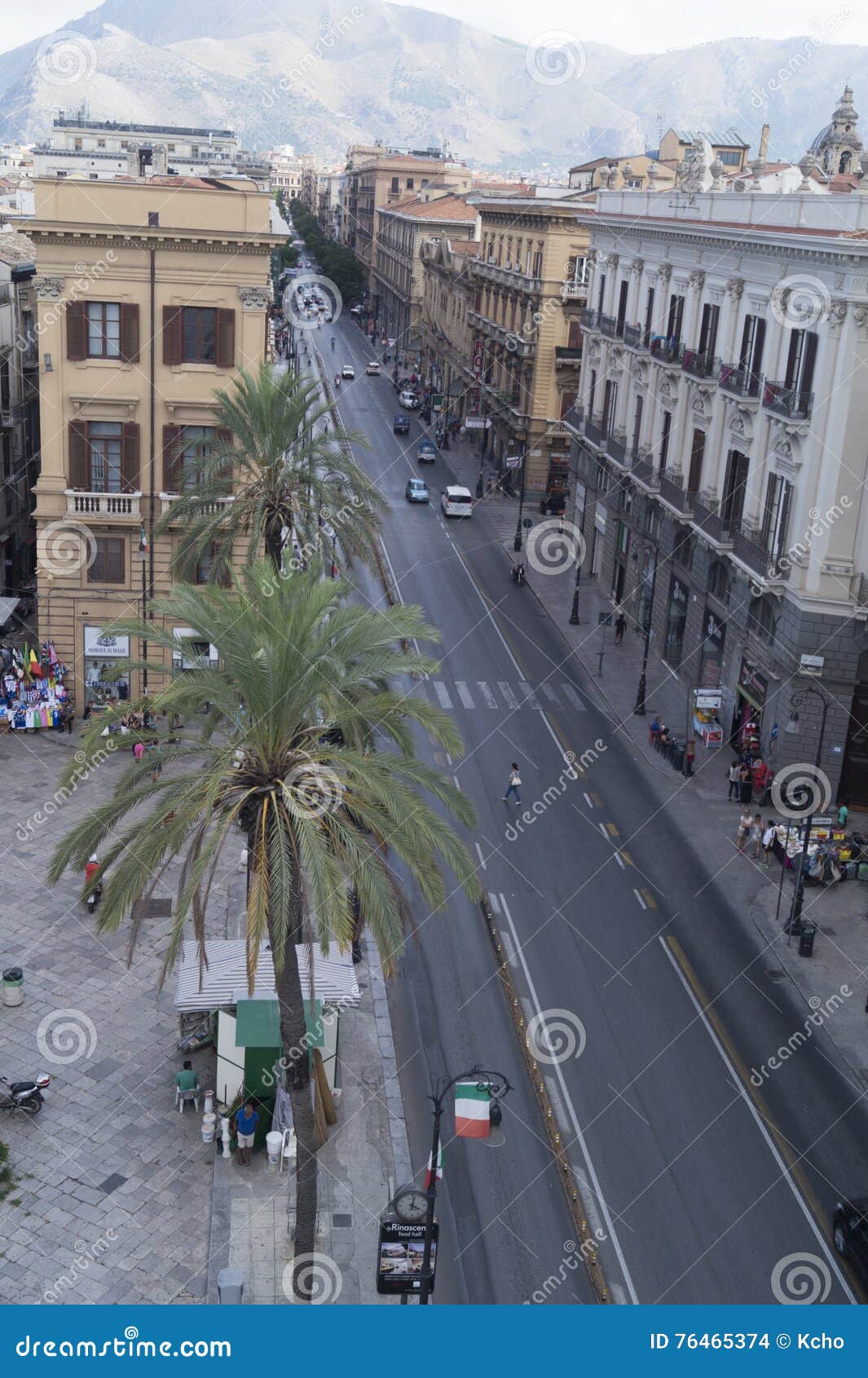 Vía Roma Palermo Fotos de stock - Fotos libres de regalías de Dreamstime