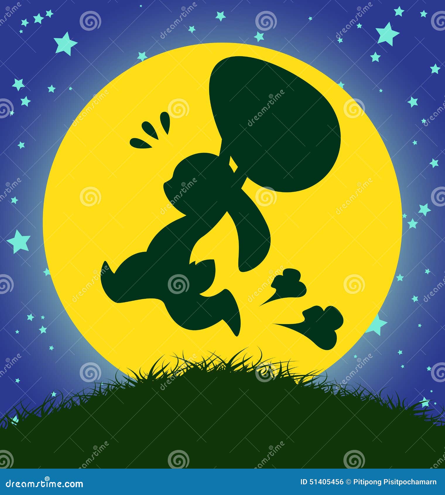 Víspera de Pascua ilustración del vector. Ilustración de resorte - 51405456