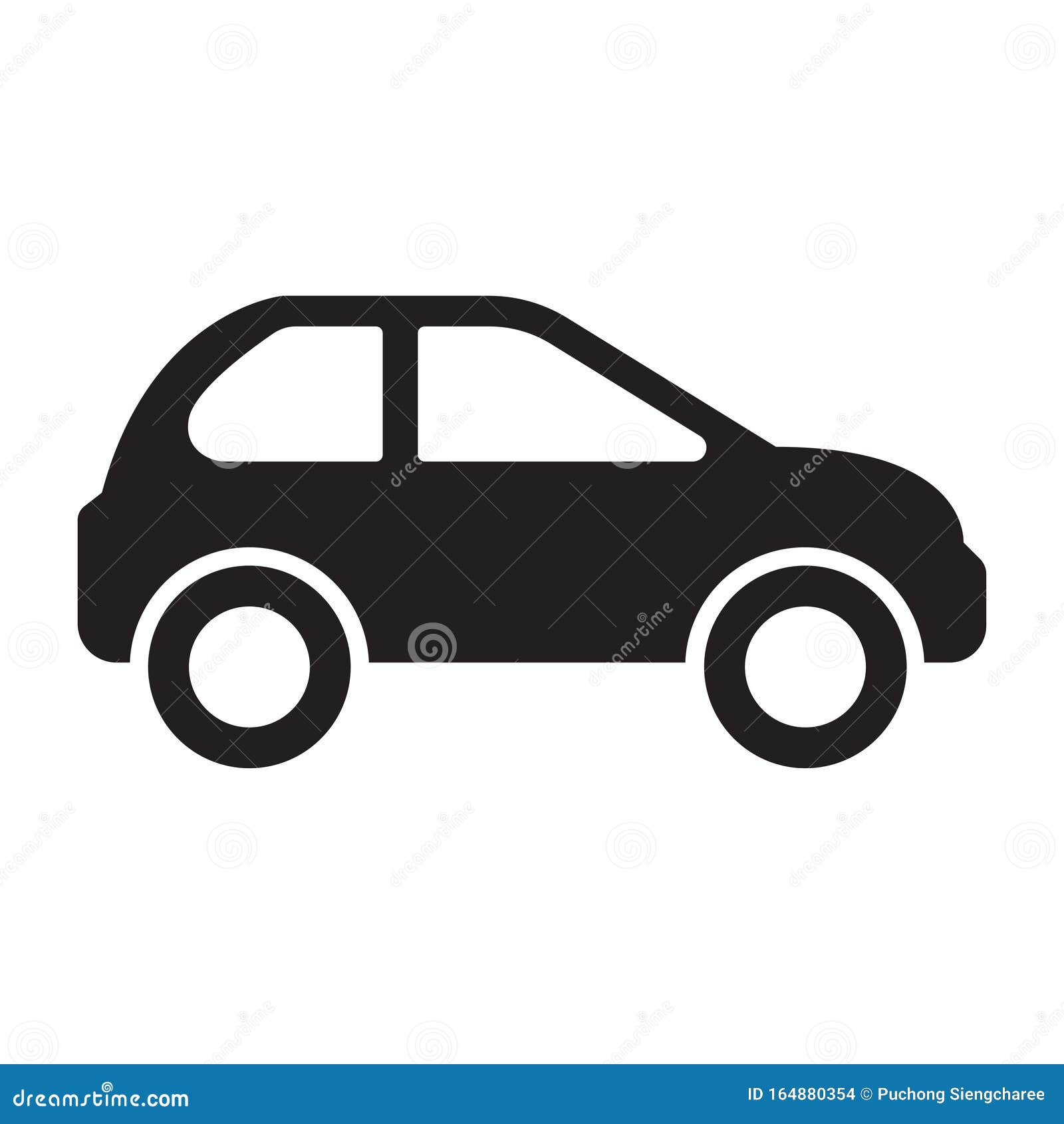 Small Car Icon.Car Icon Vector Stock Vector - Illustration of retro ...