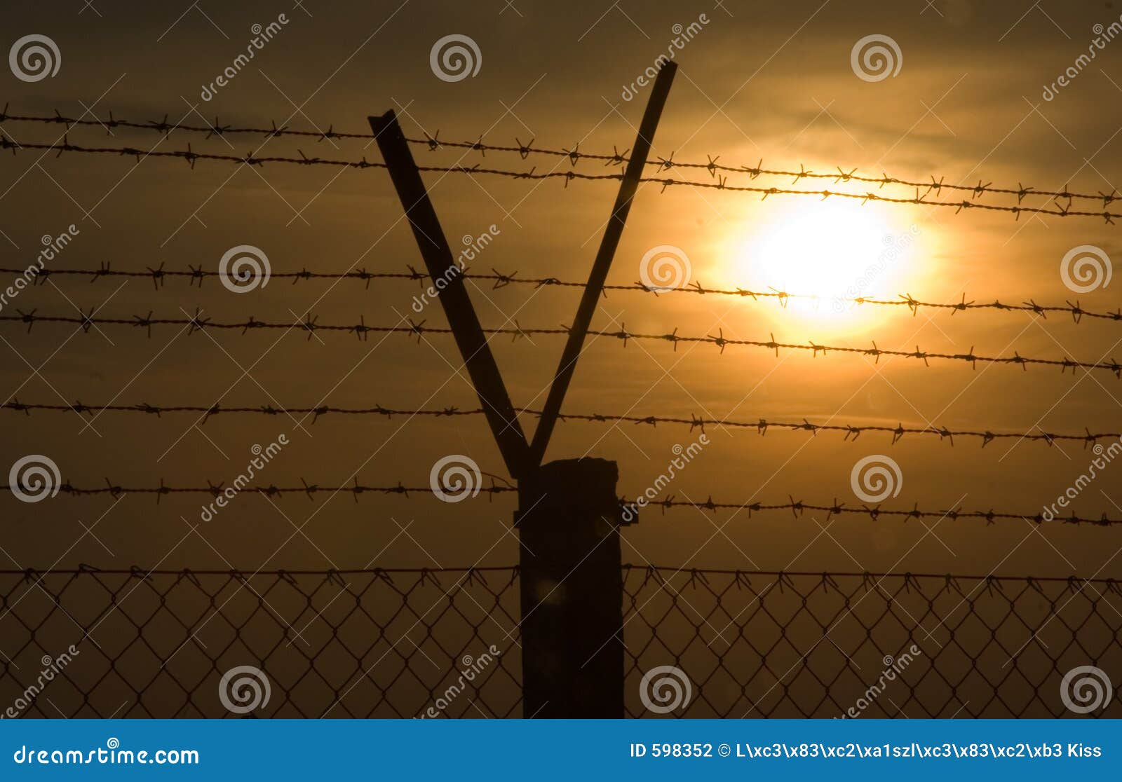 V stock photo. Image of isolation, jail, sunset, prisoner - 598352