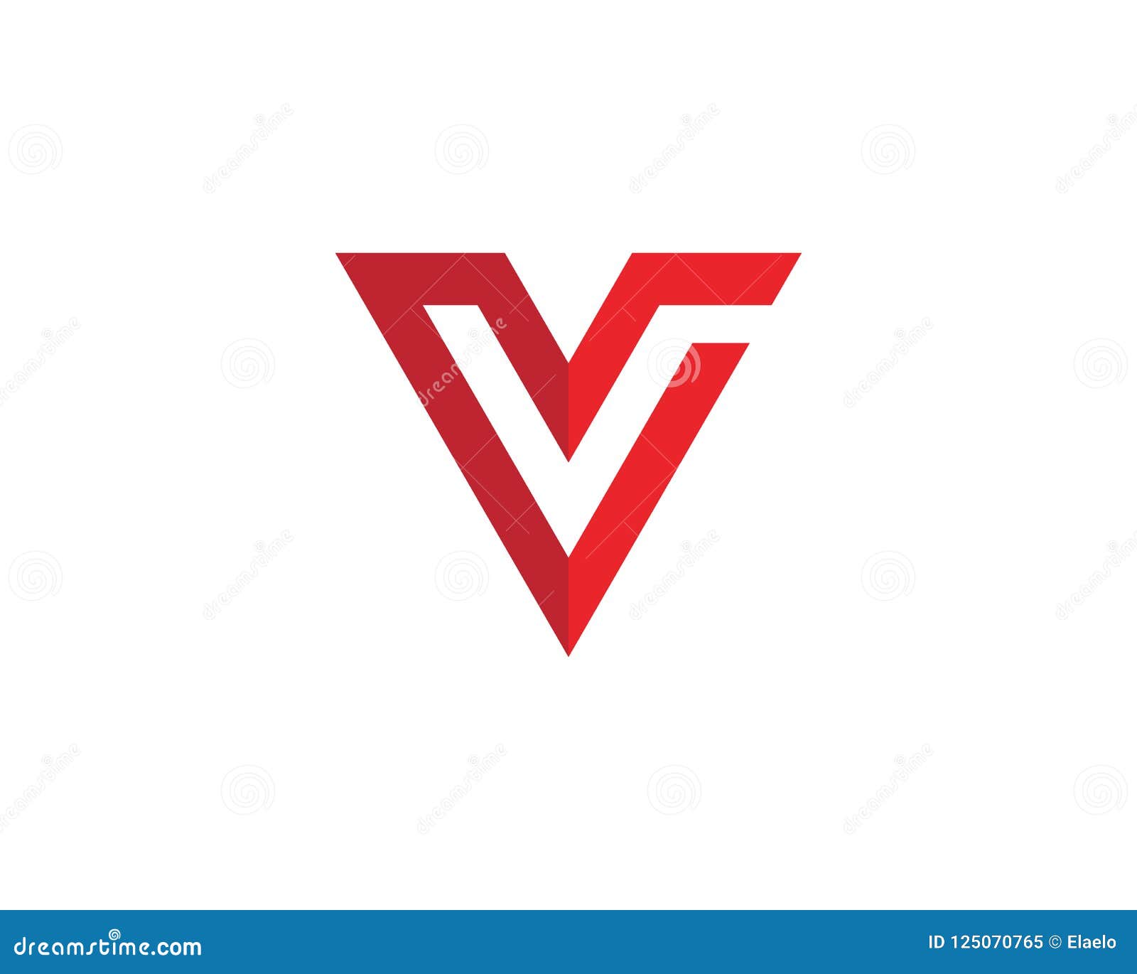 V bokstav Logo Template vektor illustrationer. Illustration av symbol ...