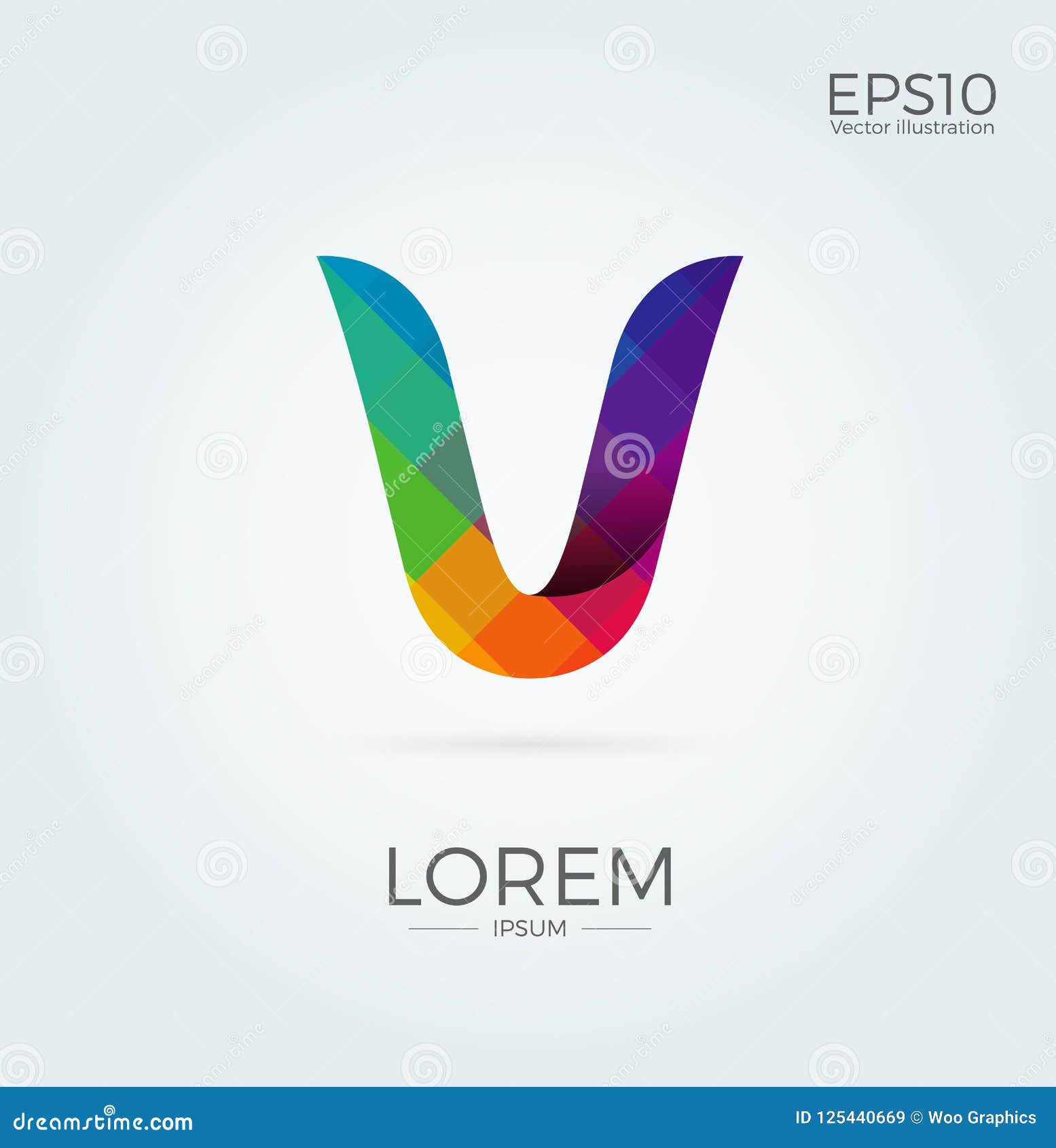 V Buchstabe-Logo Icon Mosaic Pattern Design-Schablone Element Im ...