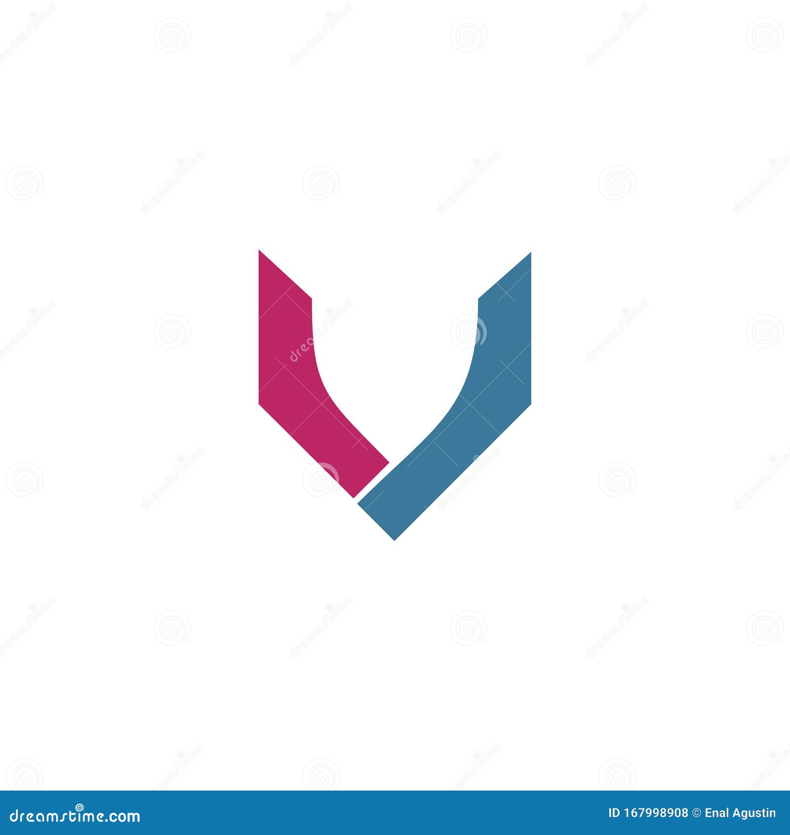 V-Buchstaben Initialzeichen-Logo-Design-Vektor-Vorlage Vektor Abbildung ...