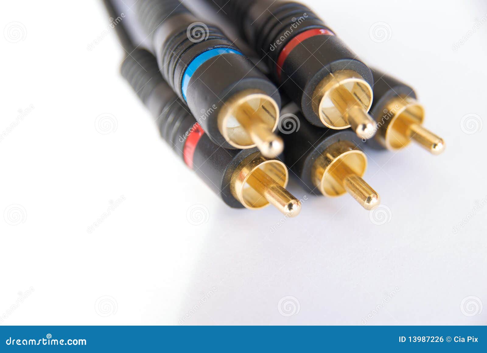 A/V Cables stock photo. Image of video, pins, wires, cable - 13987226