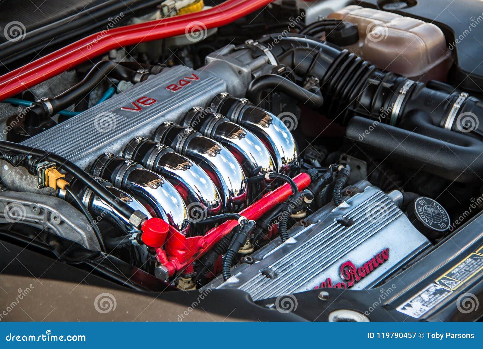 V6 engine editorial photography. Image of cars, engine - 119790457