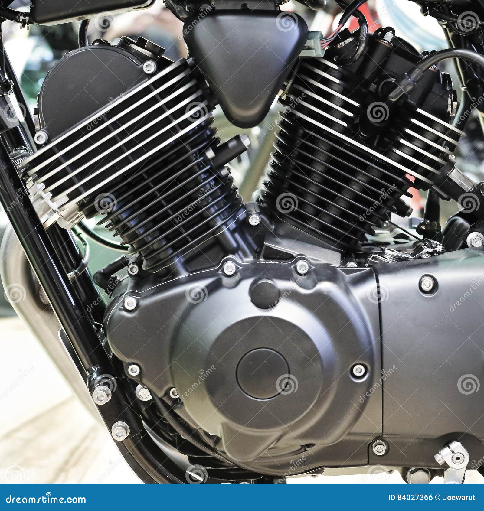 V engine stock photo. Image of twin, exhaust, black, iron - 84027366