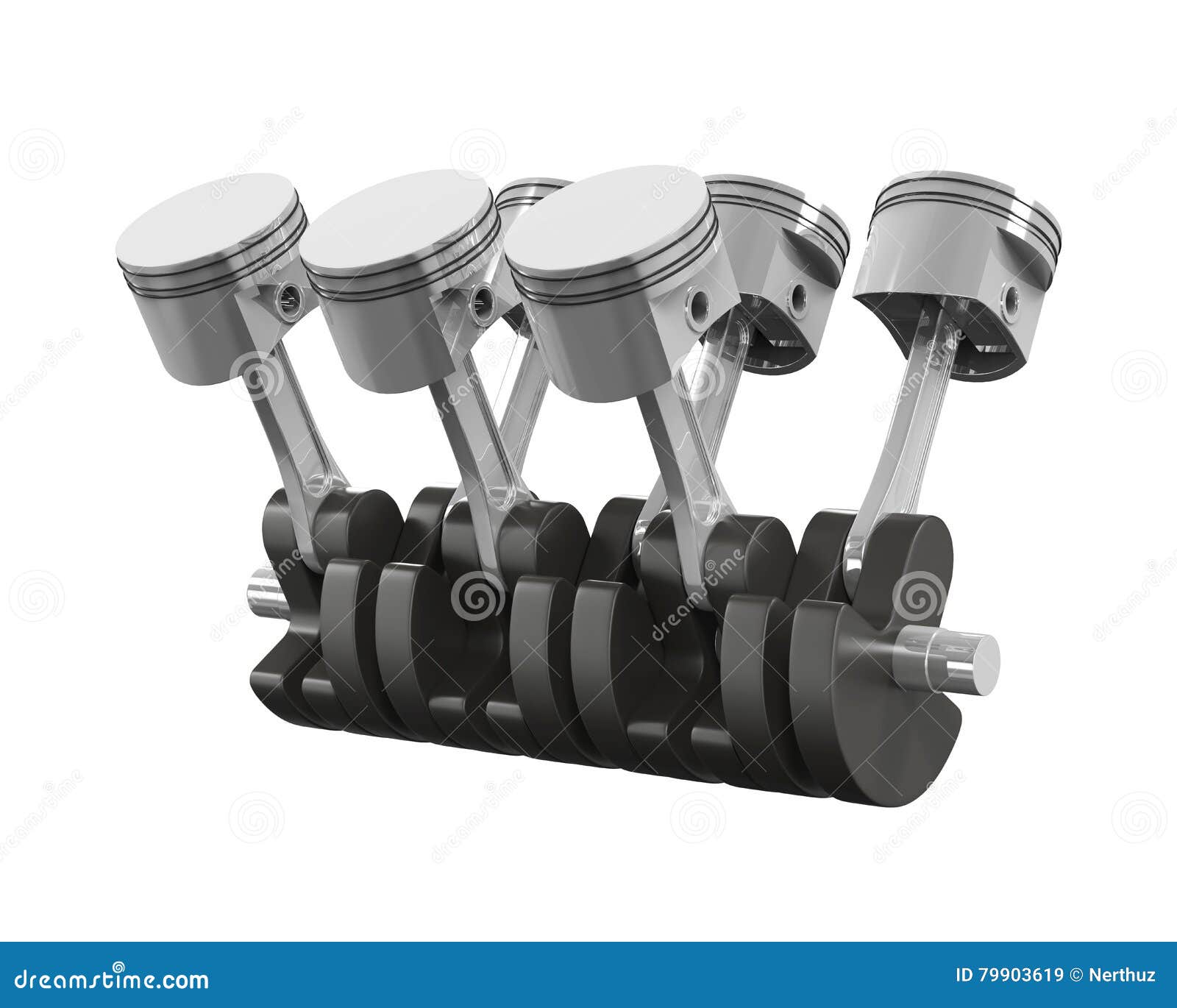 V6 Engine Pistons stock illustration. Illustration of automobile - 79903619