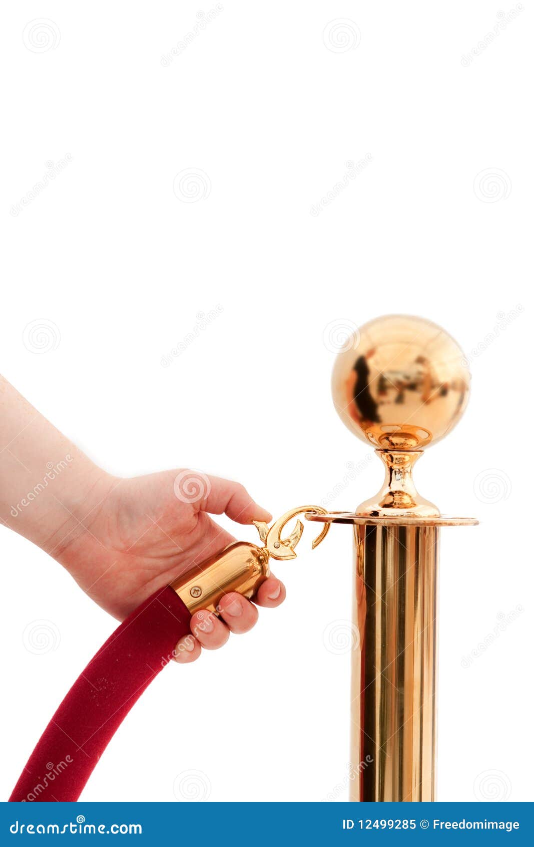 V.I.P only!!! Hand Opening Red Rope Stock Image - Image of opening ...