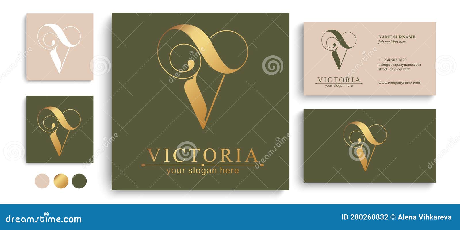 V and Infinity Logo. V Letter Logo Template Elements. Personal Monogram ...