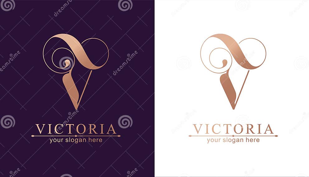 V and Infinity Logo. V Letter Logo Template Elements. Personal Monogram ...