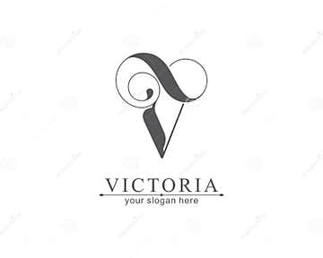V and Infinity Logo. V Letter Logo Template Elements. Personal Monogram ...