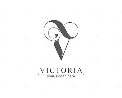 V and Infinity Logo. V Letter Logo Template Elements. Personal Monogram ...