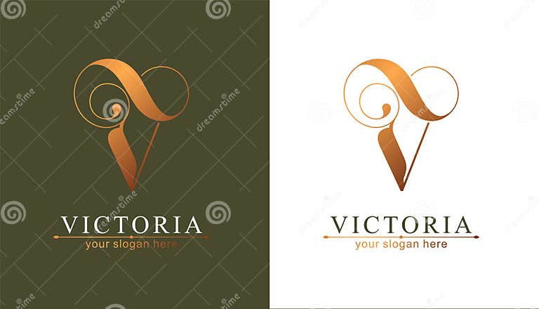 V and Infinity Logo. V Letter Logo Template Elements. Personal Monogram ...