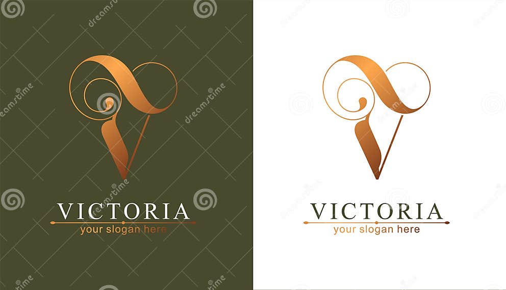 V and Infinity Logo. V Letter Logo Template Elements. Personal Monogram ...