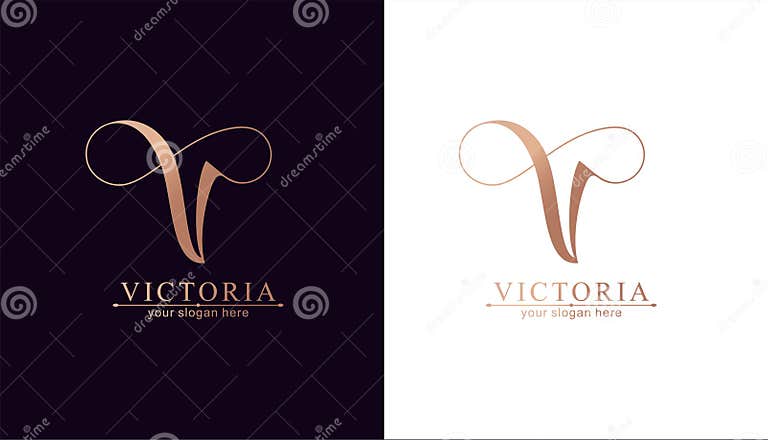 V and Infinity Logo. V Letter Logo Template Elements. Personal Monogram ...