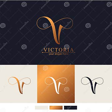 V and Infinity Logo. V Letter Logo Template Elements. Personal Monogram ...
