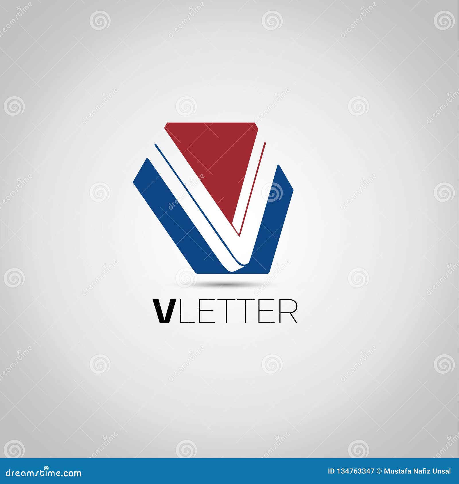 V Letter Vector Logo stock illustration. Illustration of elements ...