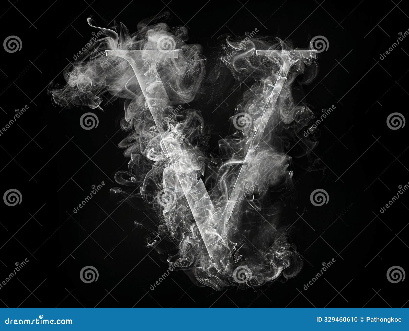 V Letter Of Smoke Alphabet. Royalty-Free Stock Image | CartoonDealer ...